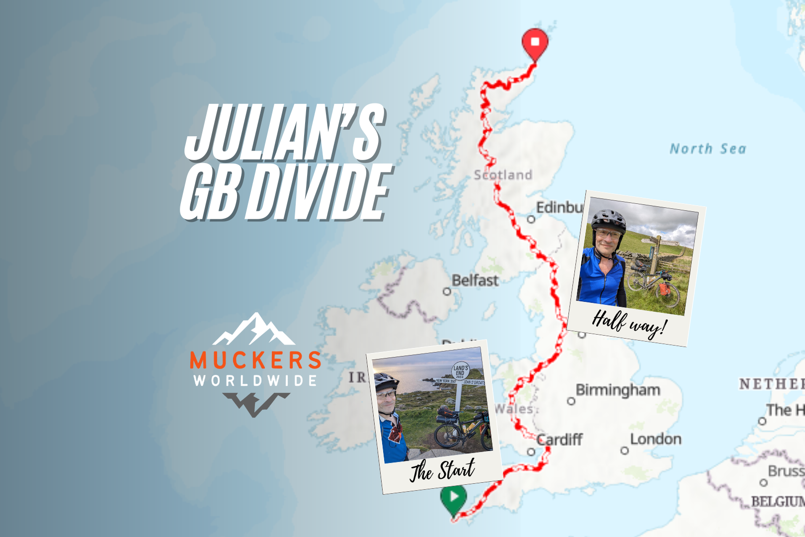 Julian's Epic GB Divide Solo Cycling Journey - Muckers Worldwide